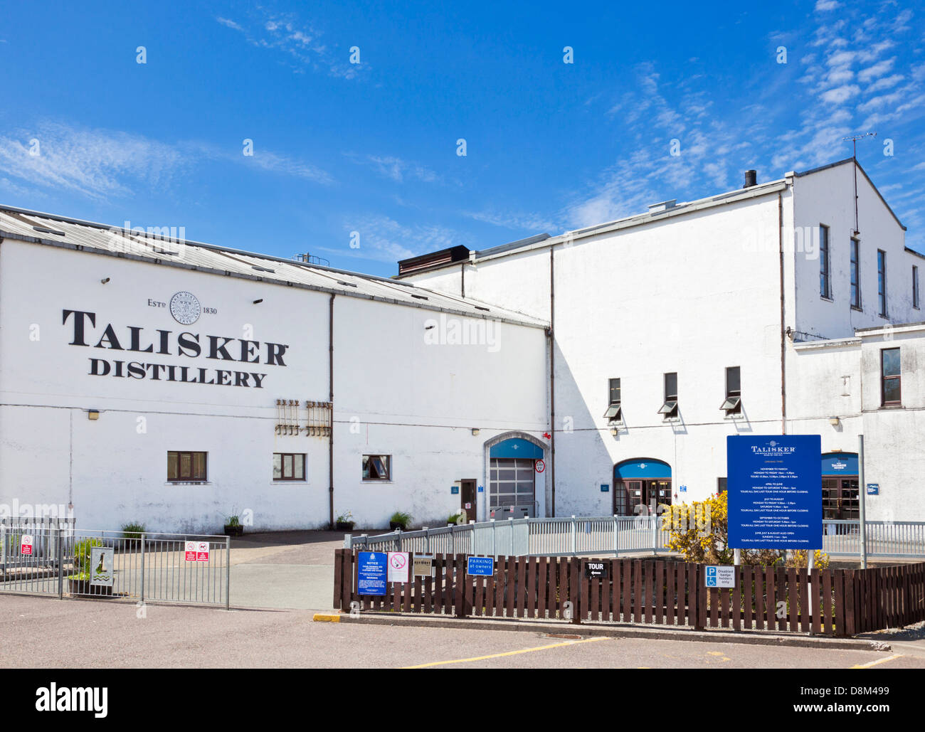 Talisker distillery buildings exterior Isle of Skye Highlands and ...