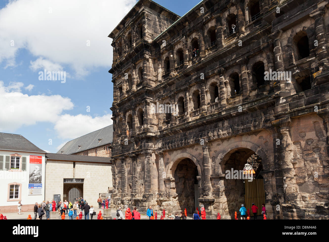 Trier/ Treves: Porta Nigra; Rhineland-Palatinate, Germany, Europe Stock ...