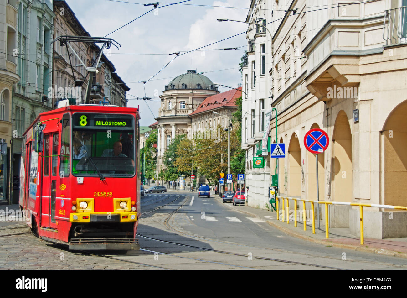 street tram, Poznan, Poland, Europe Stock Photo - Alamy