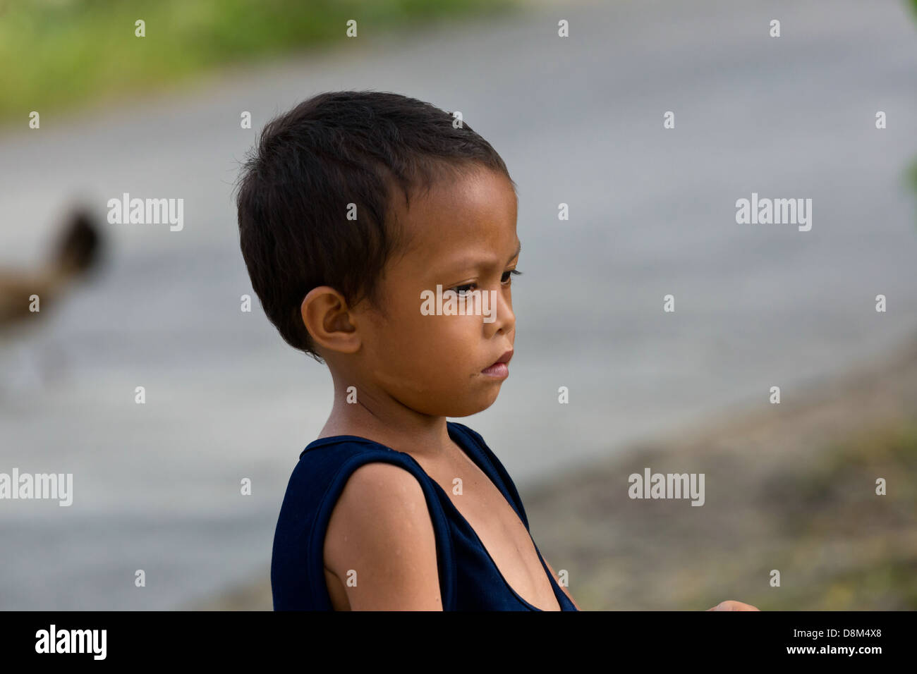 Little Boy near Moalboal on Cebu Island, Philippines Stock Photo - Alamy