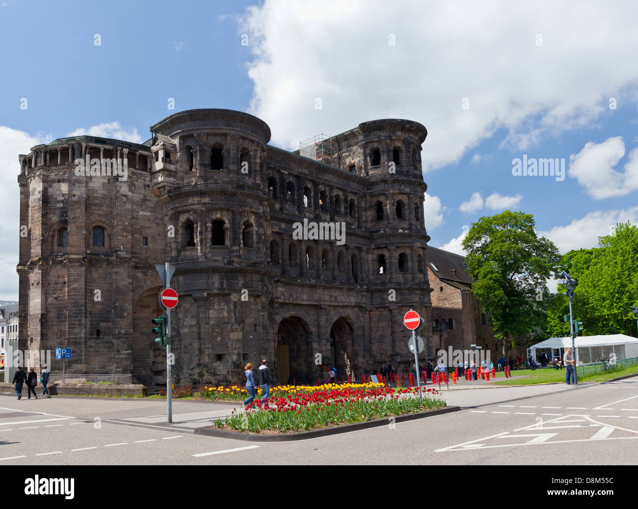 Trier/ Treves: Porta Nigra; Rhineland-Palatinate, Germany, Europe Stock ...