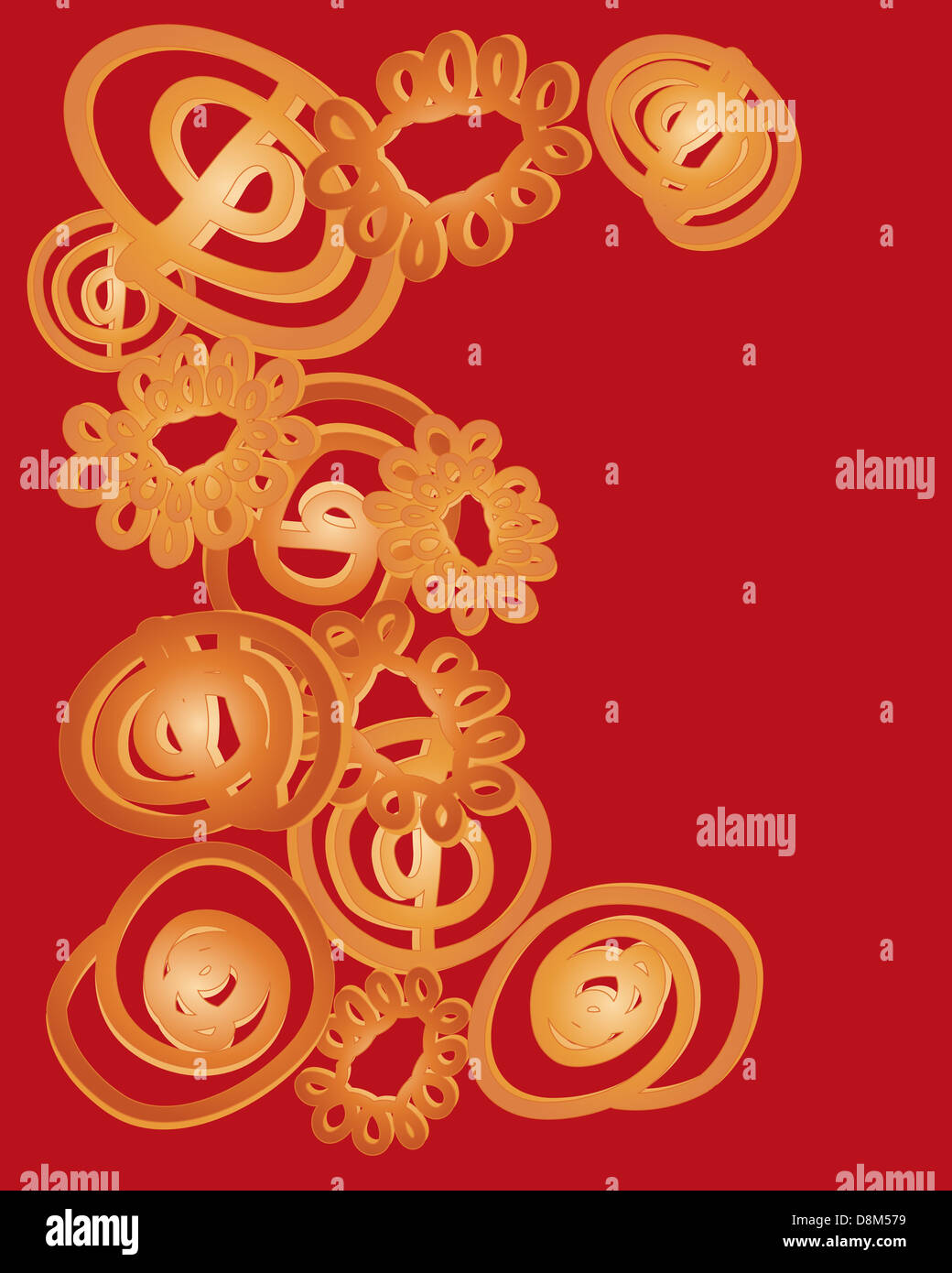 an illustration of delicious jalebi dessert in abstract form in ...