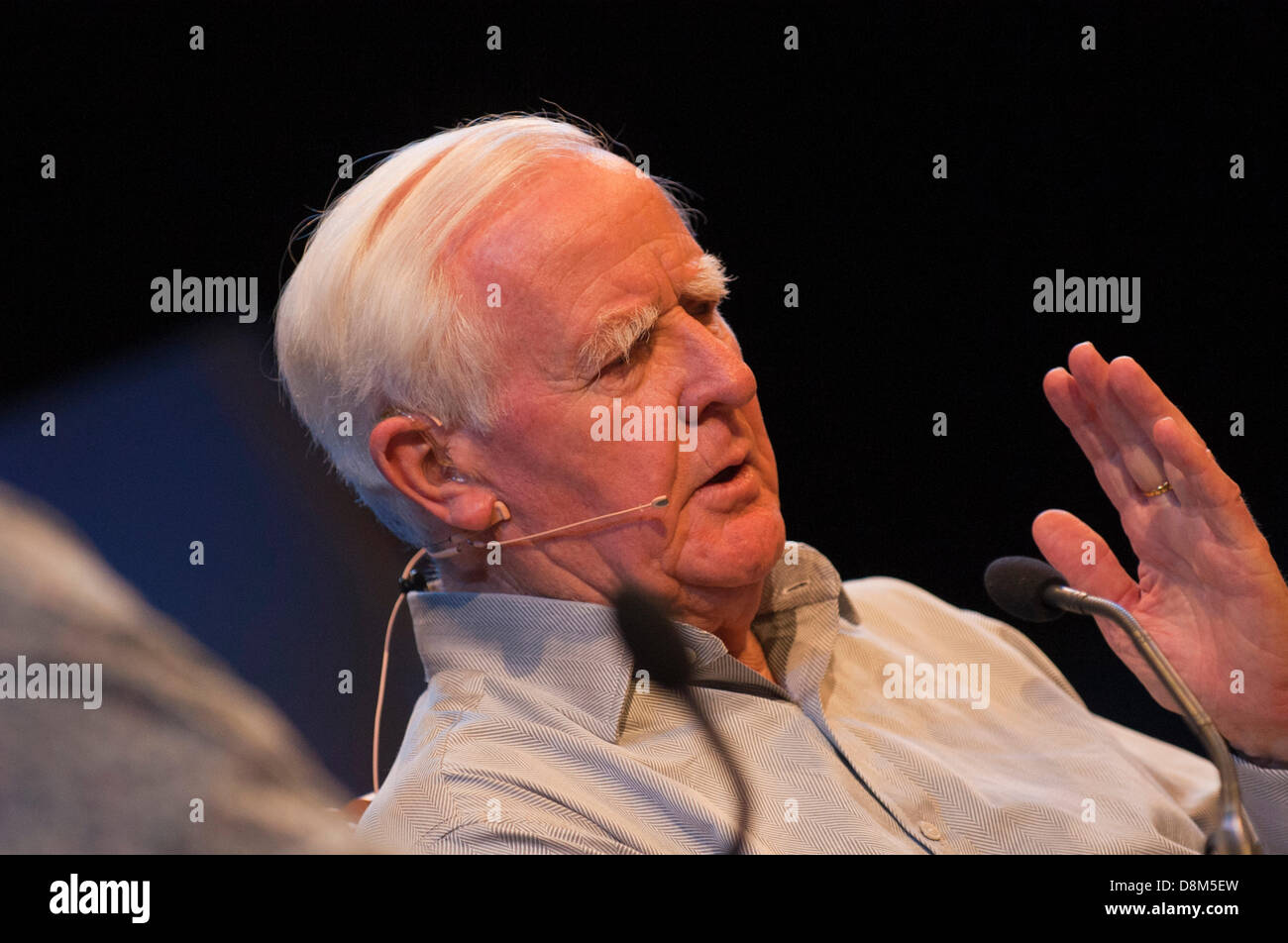 Hay-on-Wye, UK. 31st May 2013. John Le Carré, the creator of George ...