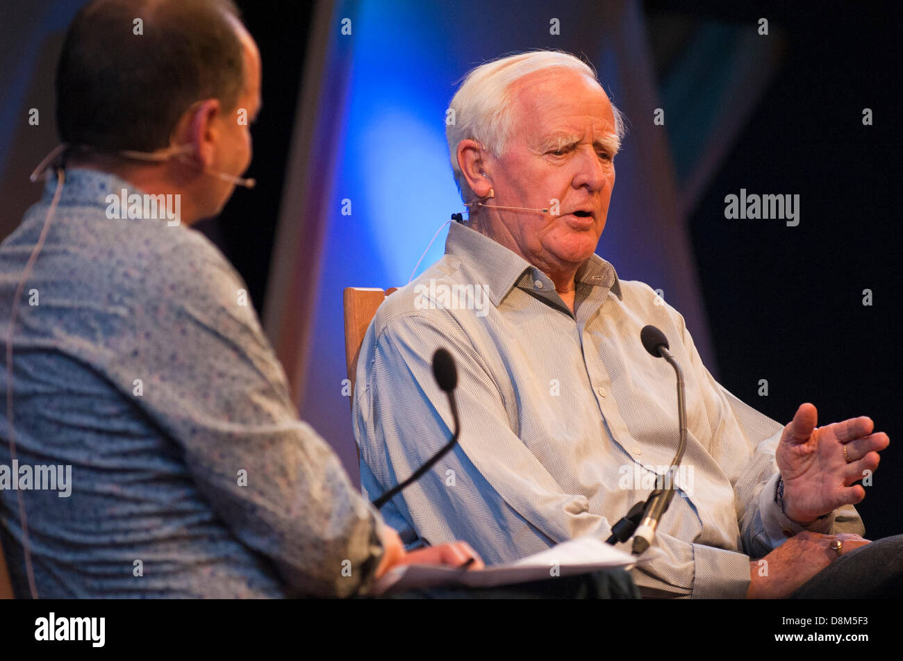 Hay-on-Wye, UK. 31st May 2013. John Le Carré, the creator of George ...