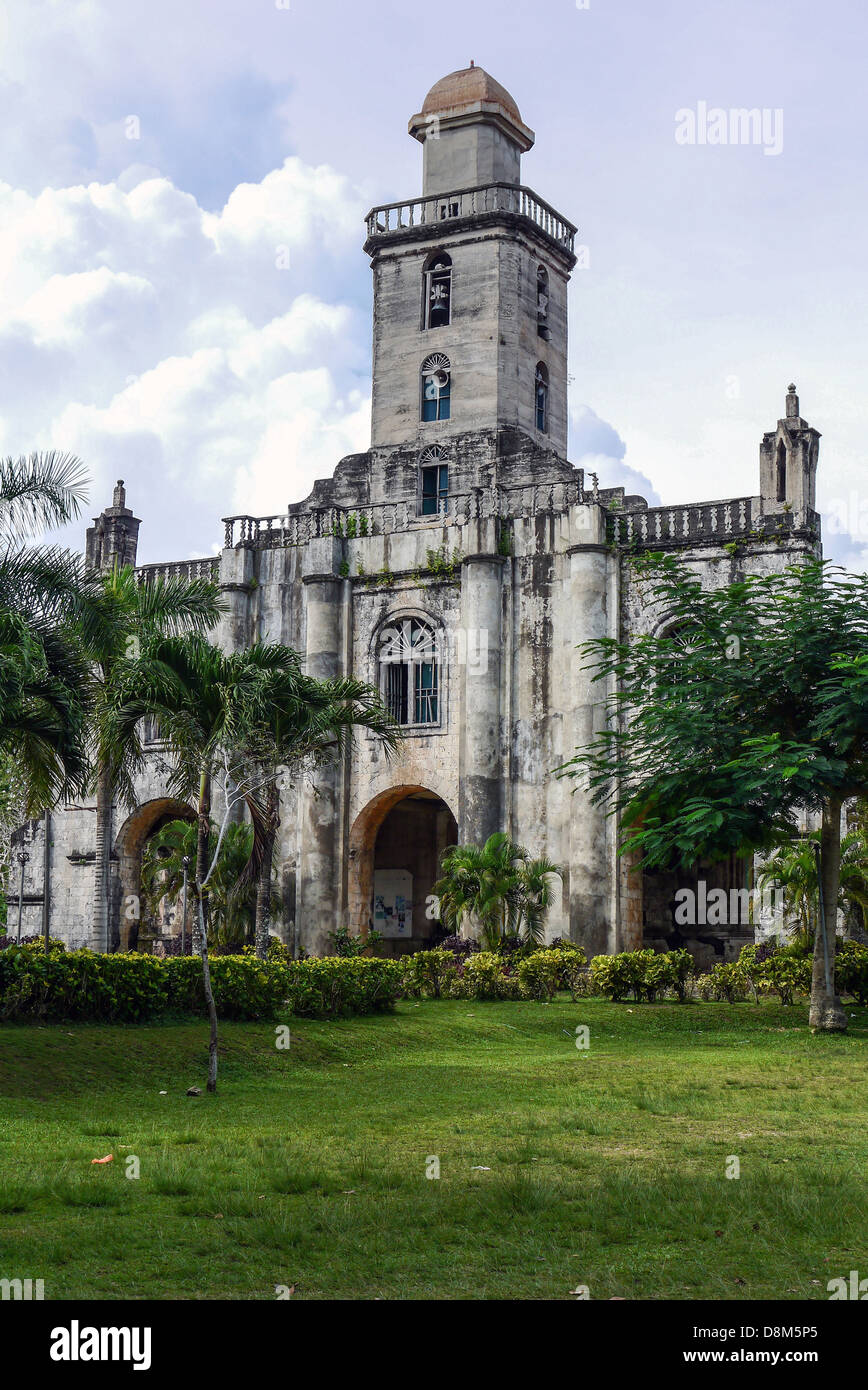 Old Catholic church in tropic Stock Photo - Alamy