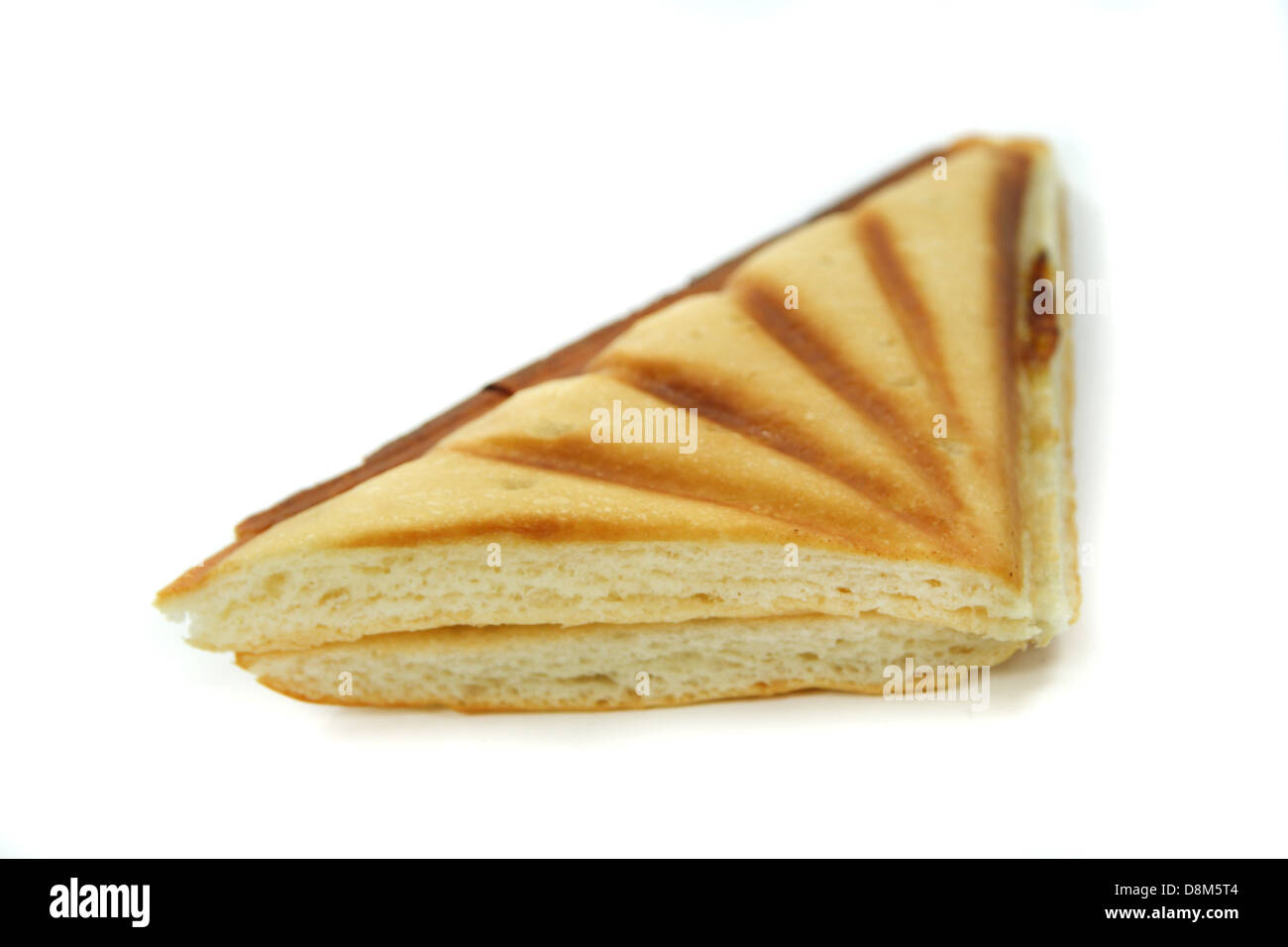 Baked triangle sandwich Stock Photo - Alamy