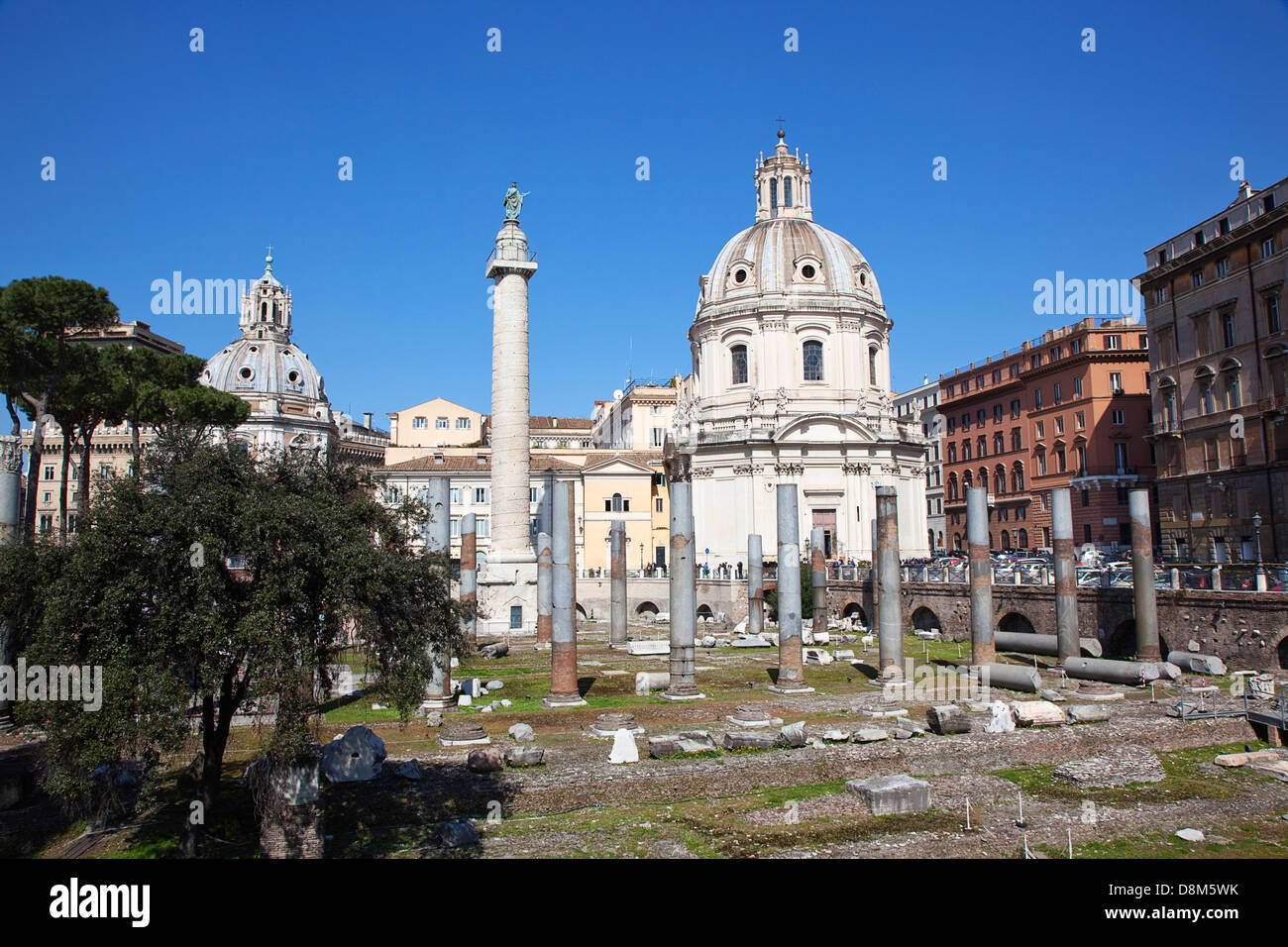 Trajan's column ancient rome hi-res stock photography and images - Alamy