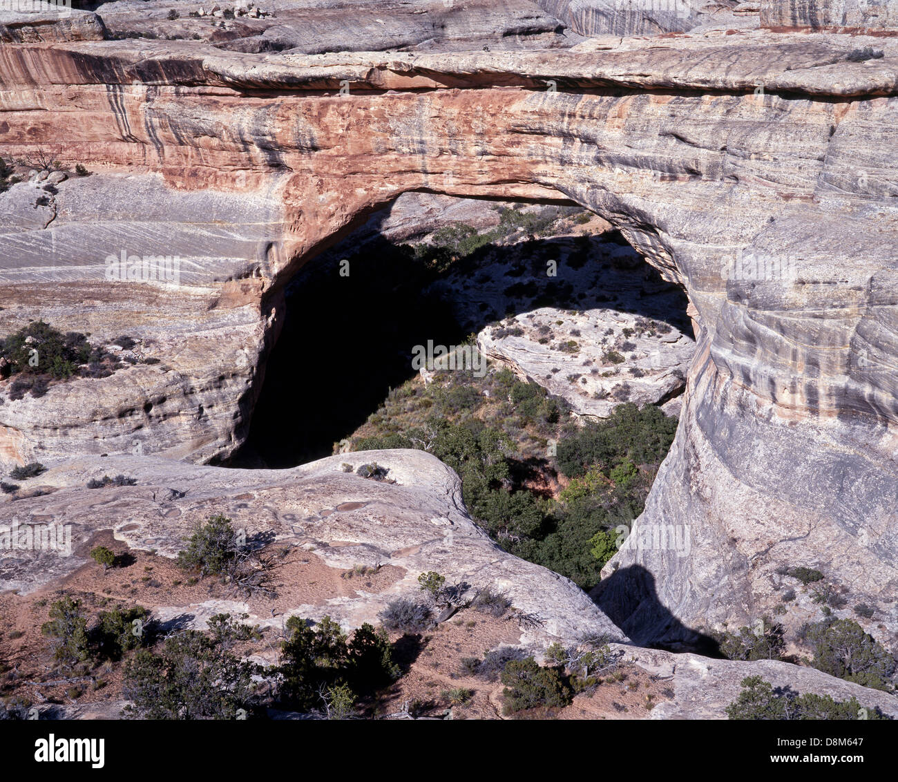 Kachina Bridge - A naturally formed rock arched bridge, Natural Bridges ...