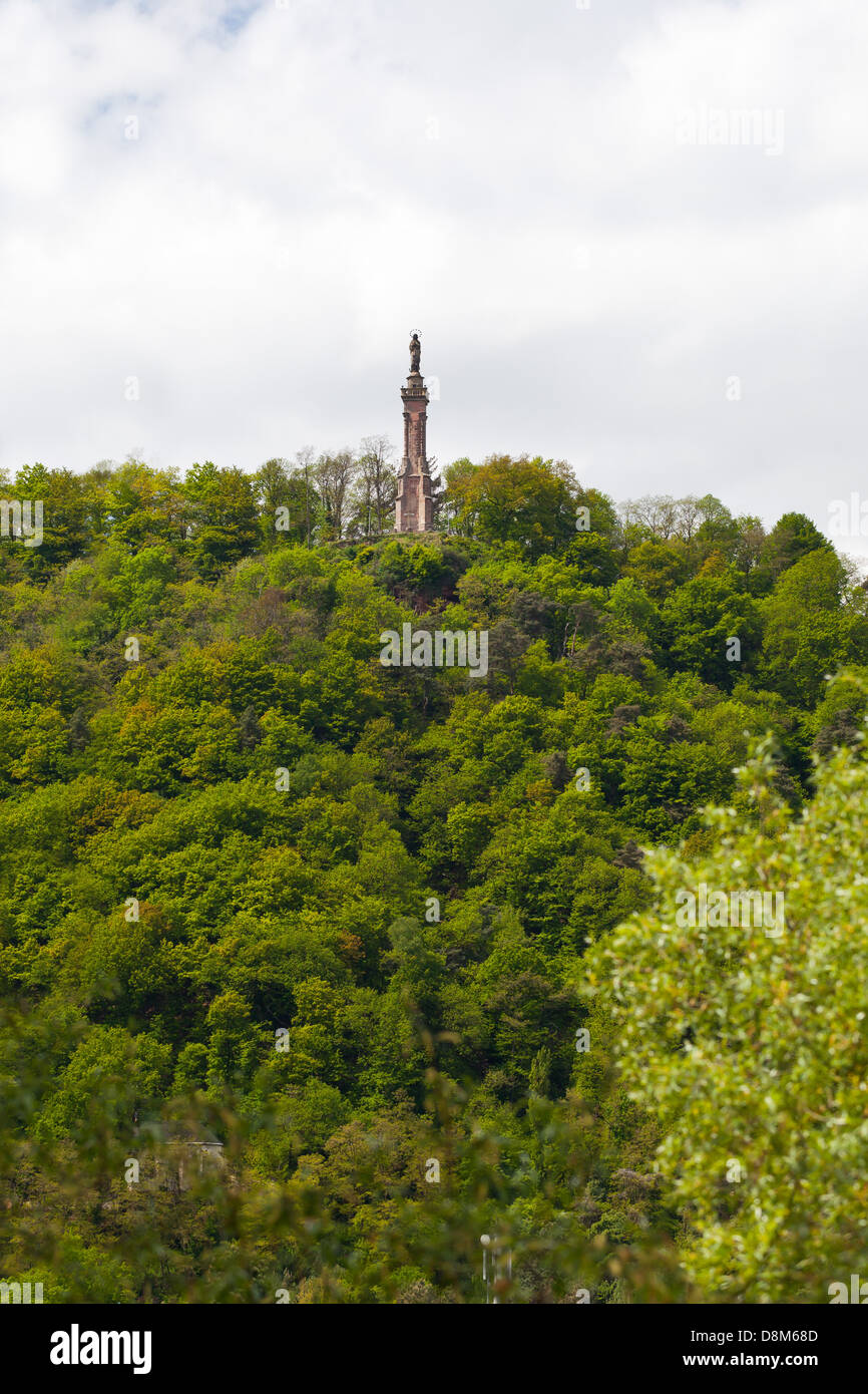 Trier/ Treves: Statue of the Virgin Mary (Mariensäule) ; Rhineland ...