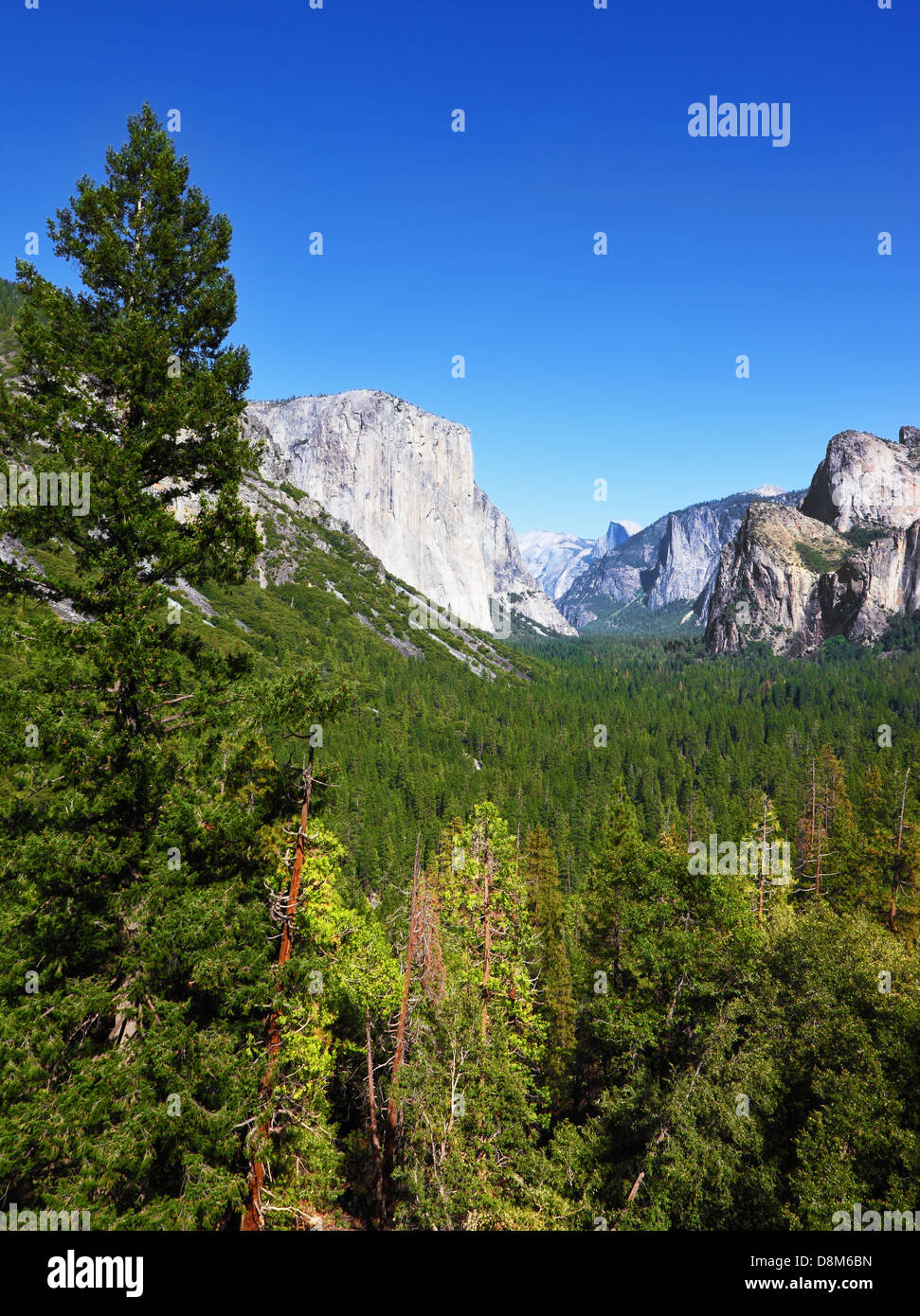 The rocky monolith in Yosemite Stock Photo - Alamy