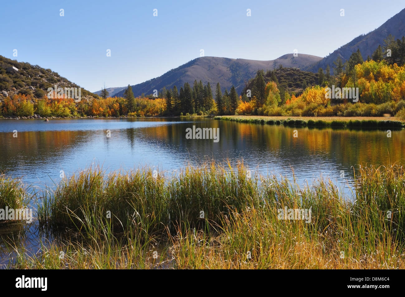 Beautiful the North lake in California Stock Photo - Alamy