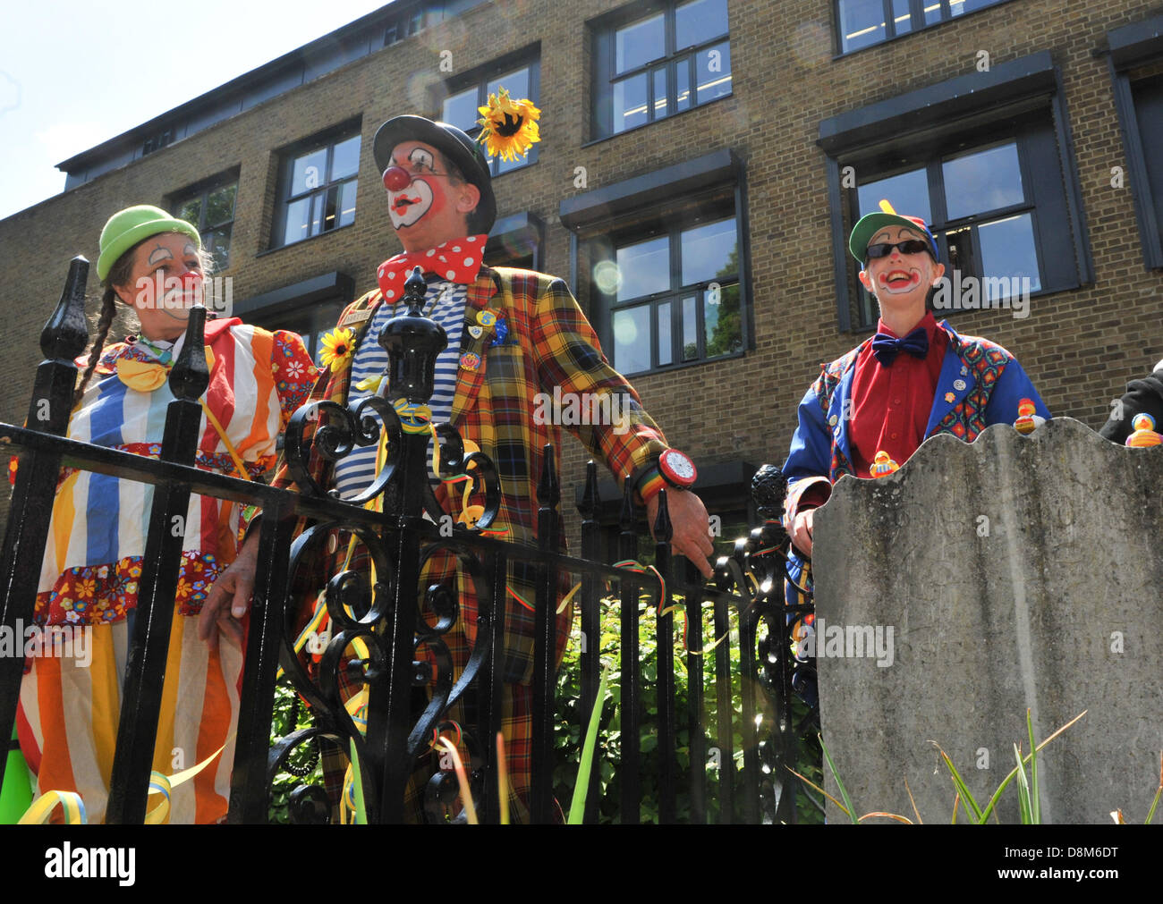 Joseph Grimaldi Park, Pentonville, London, UK. 31st May 2013. Three ...