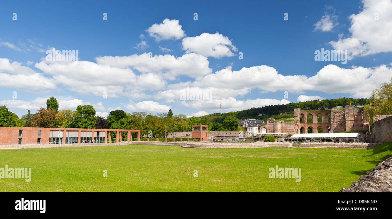 Trier/ Treves: Kaiserthermen (Roman bath ruins); Rhineland-Palatinate ...
