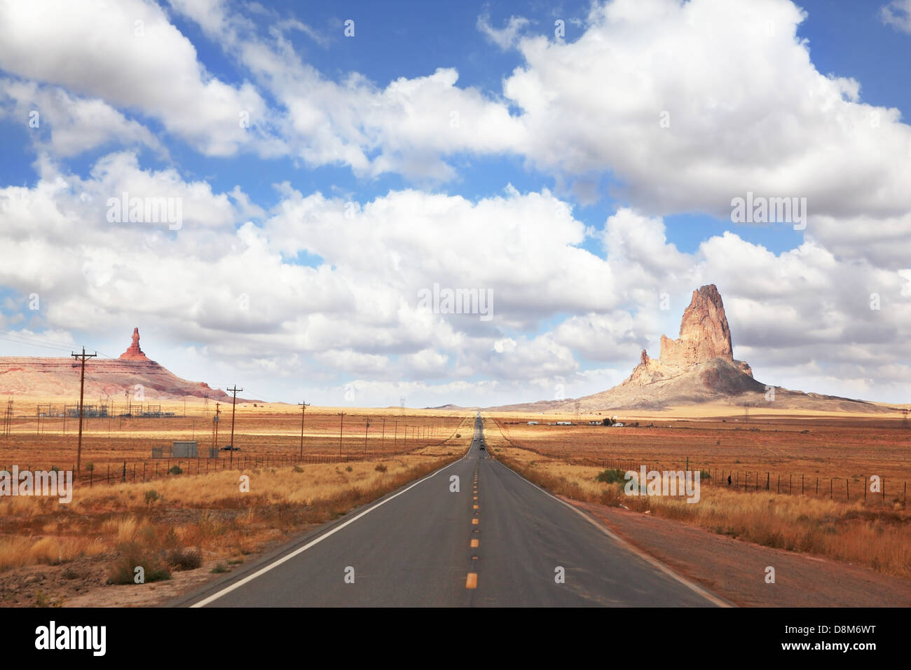 The American Highway in Monument Valley Stock Photo - Alamy