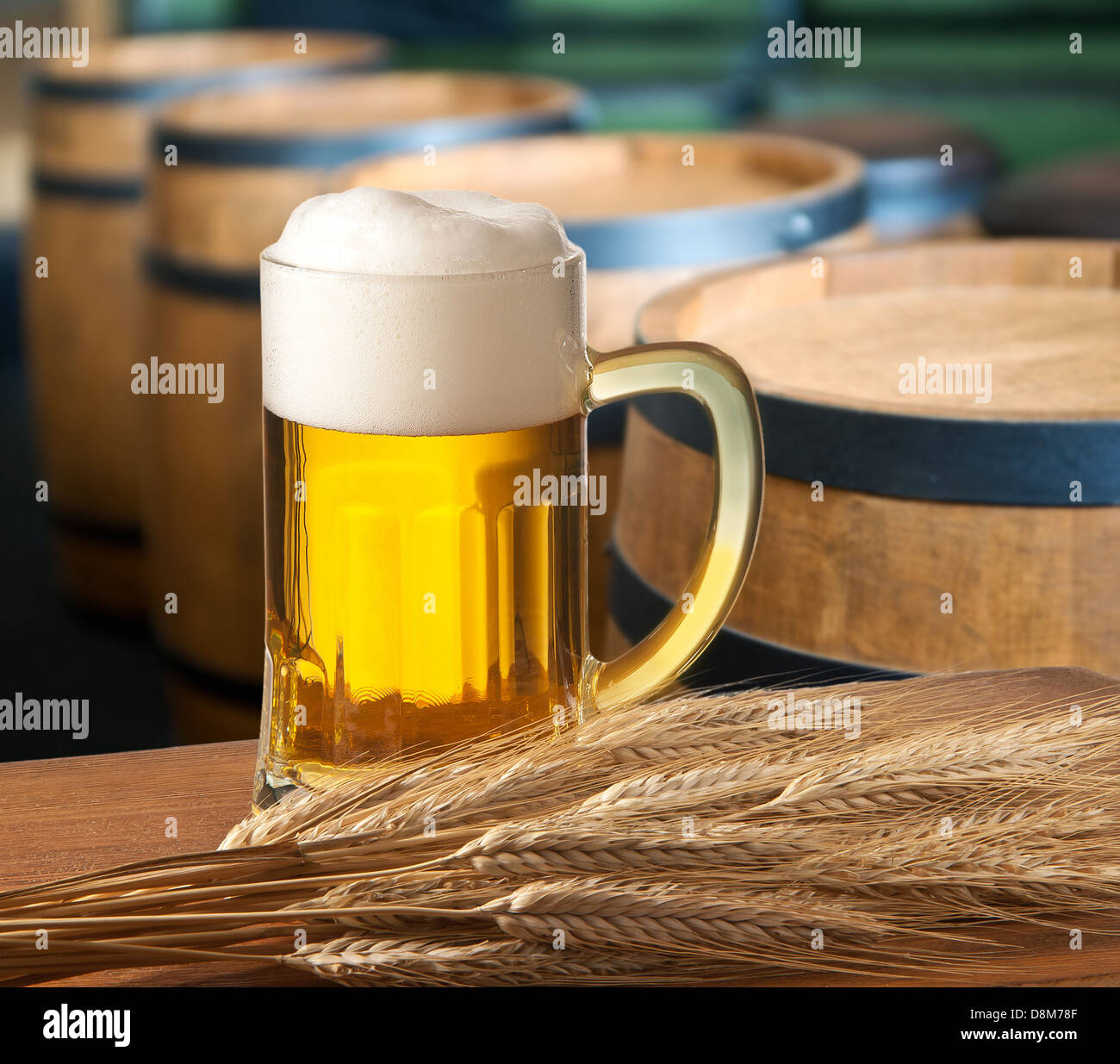 beer on tap Stock Photo - Alamy