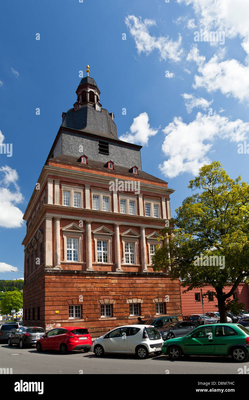 Trier/ Treves: "Roter Turm" (Red tower) next to the Konstantinbasilika ...
