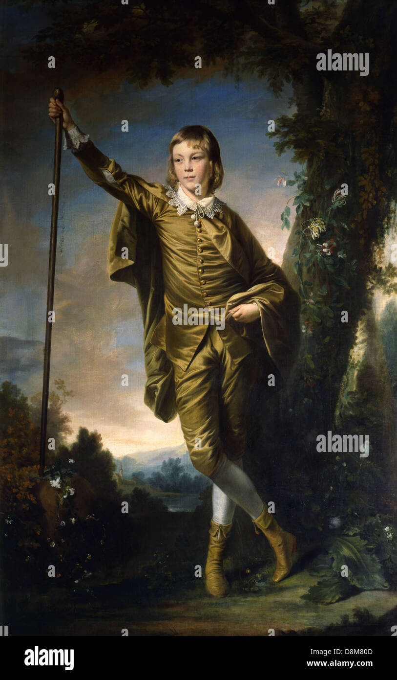 Sir Joshua Reynolds Portrait of Thomas Lister 1764 Stock Photo - Alamy