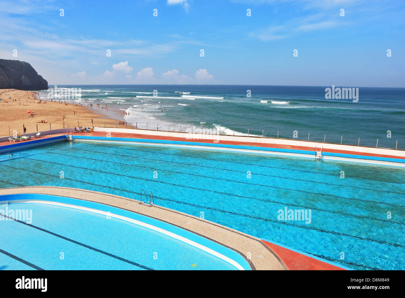 A huge beautiful pool on Atlantic coast Stock Photo - Alamy