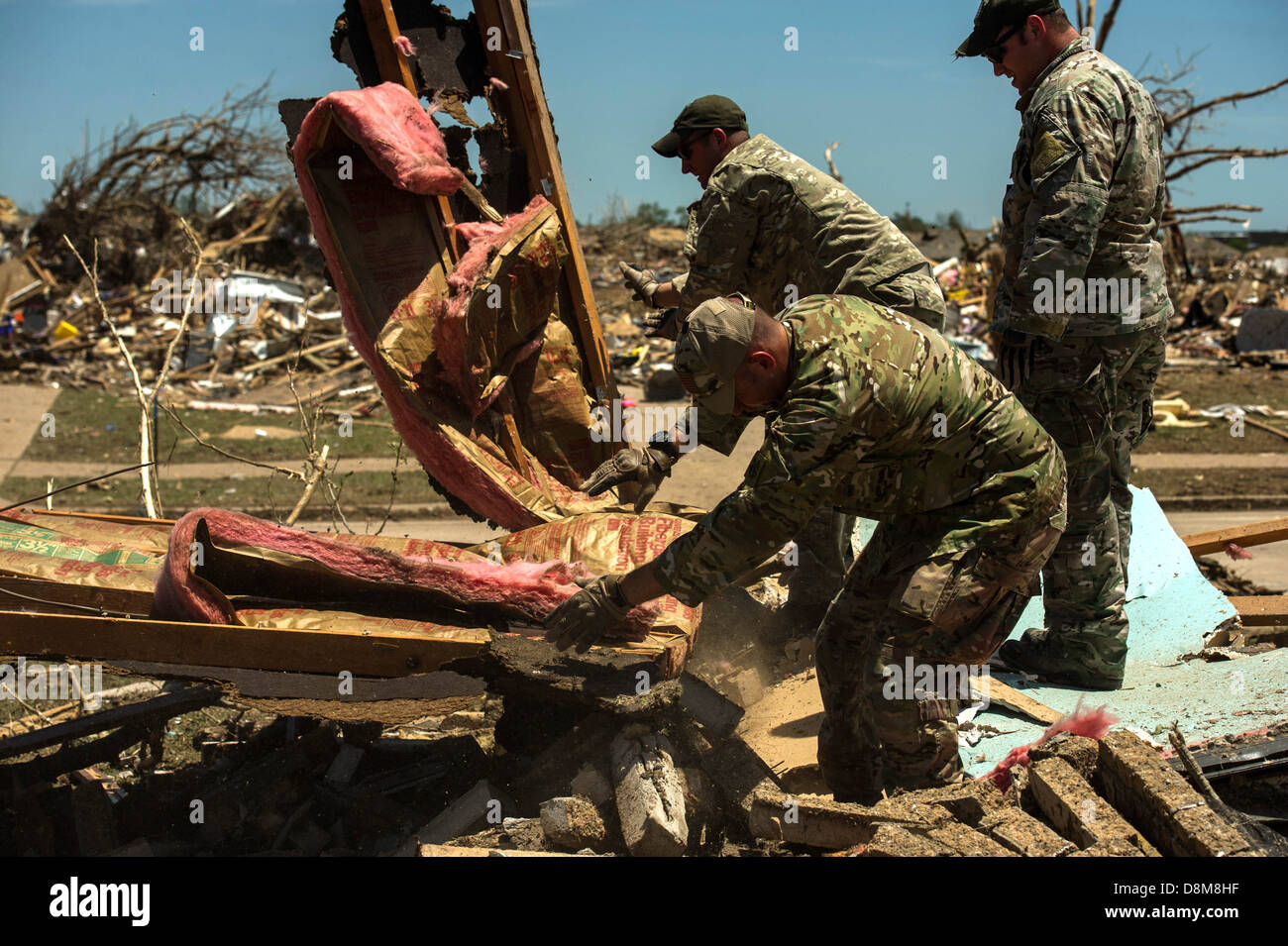 The Oklahoma Tornado Relief operation, supported by the United States ...