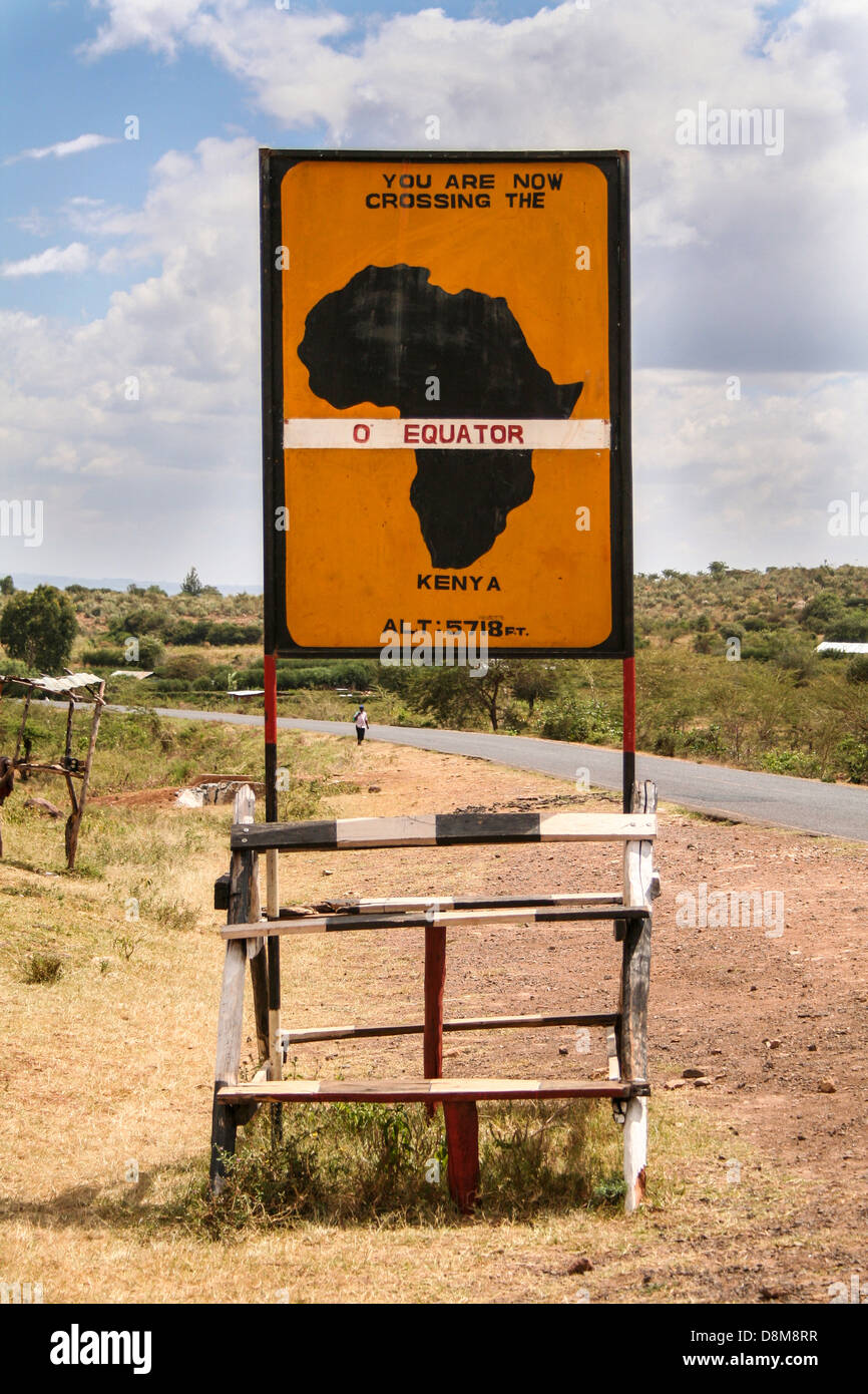 Kenya Equator Sign High Resolution Stock Photography and Images - Alamy