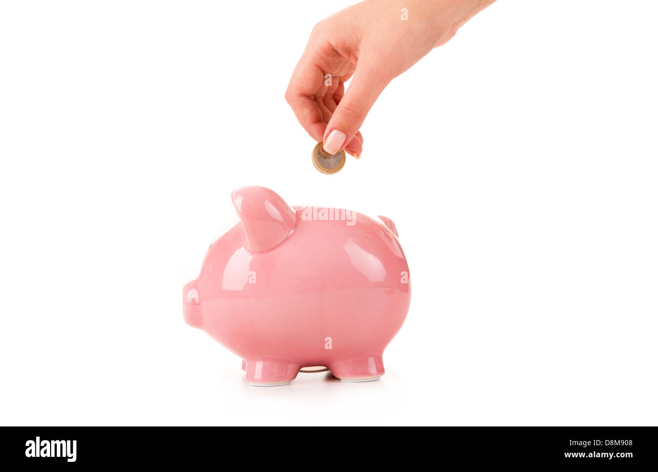 Bank loan female Cut Out Stock Images & Pictures - Alamy