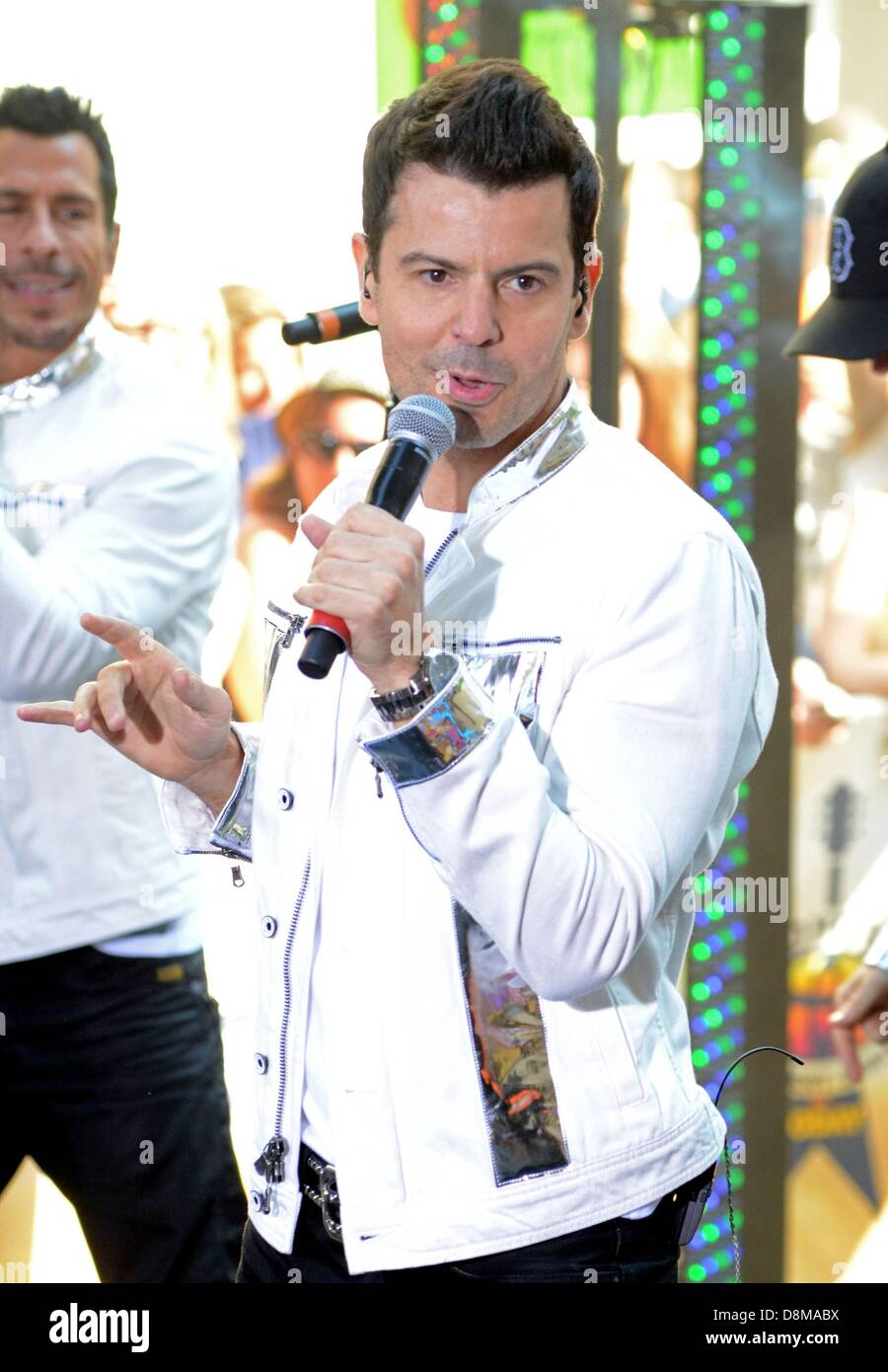 New York, USA. 31st May 2013. Jordan Knight on stage for NBC Today Show ...