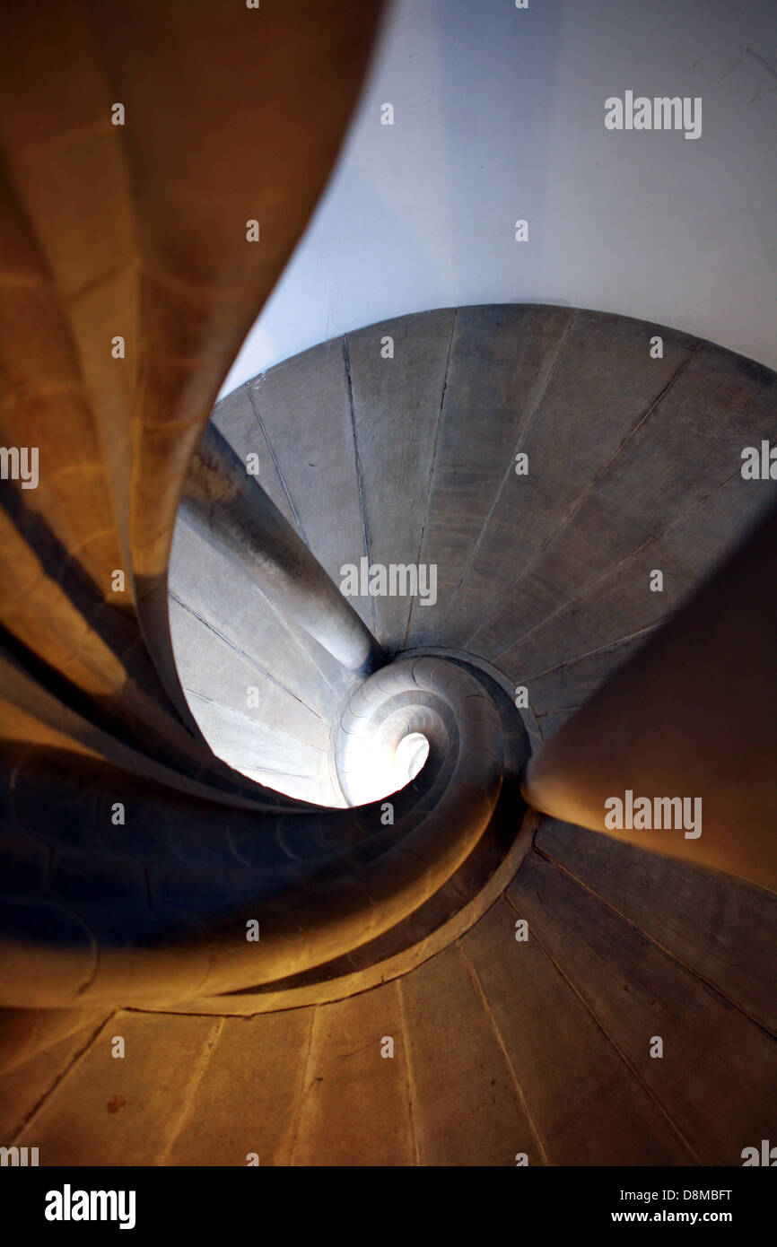 Corkscrew staircase hi-res stock photography and images - Alamy