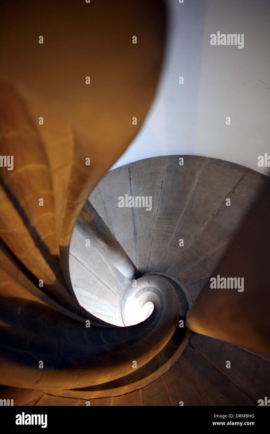 Corkscrew stairs hi-res stock photography and images - Alamy