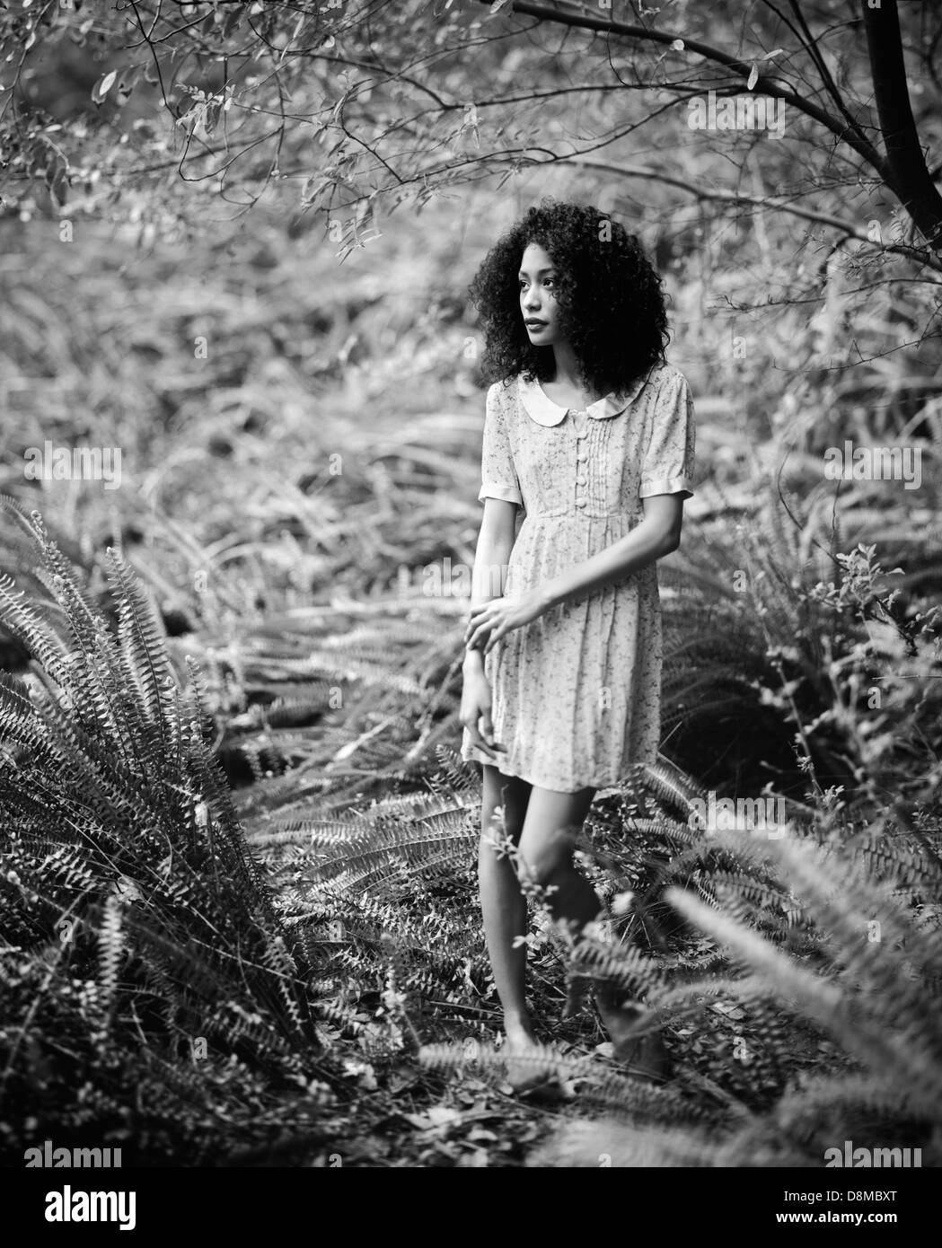 African american mixed race Black and White Stock Photos & Images - Alamy