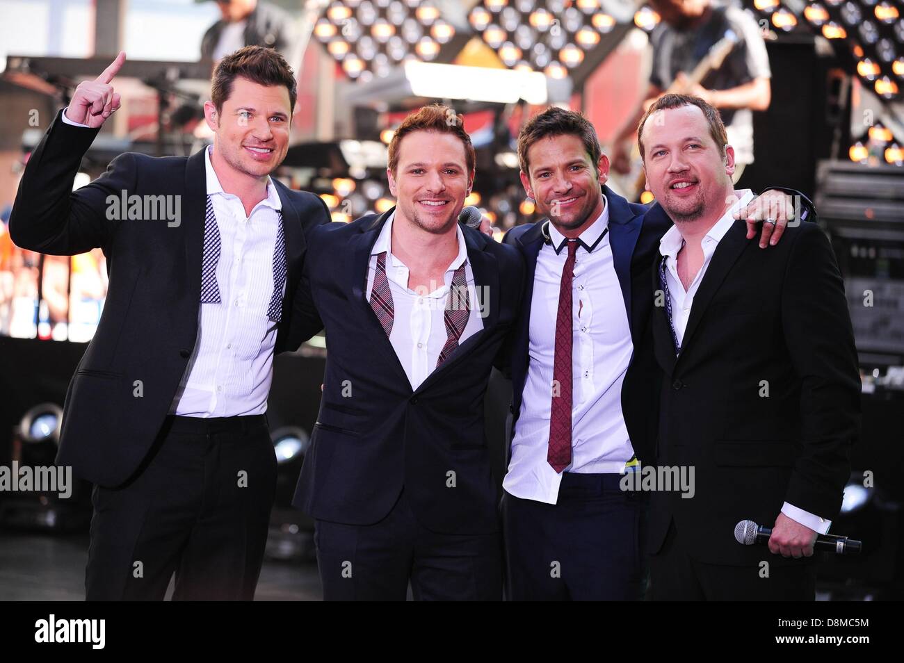New York, USA. 31st May 2013. Nick Lachey, Drew Lachey, Jeff Timmons ...