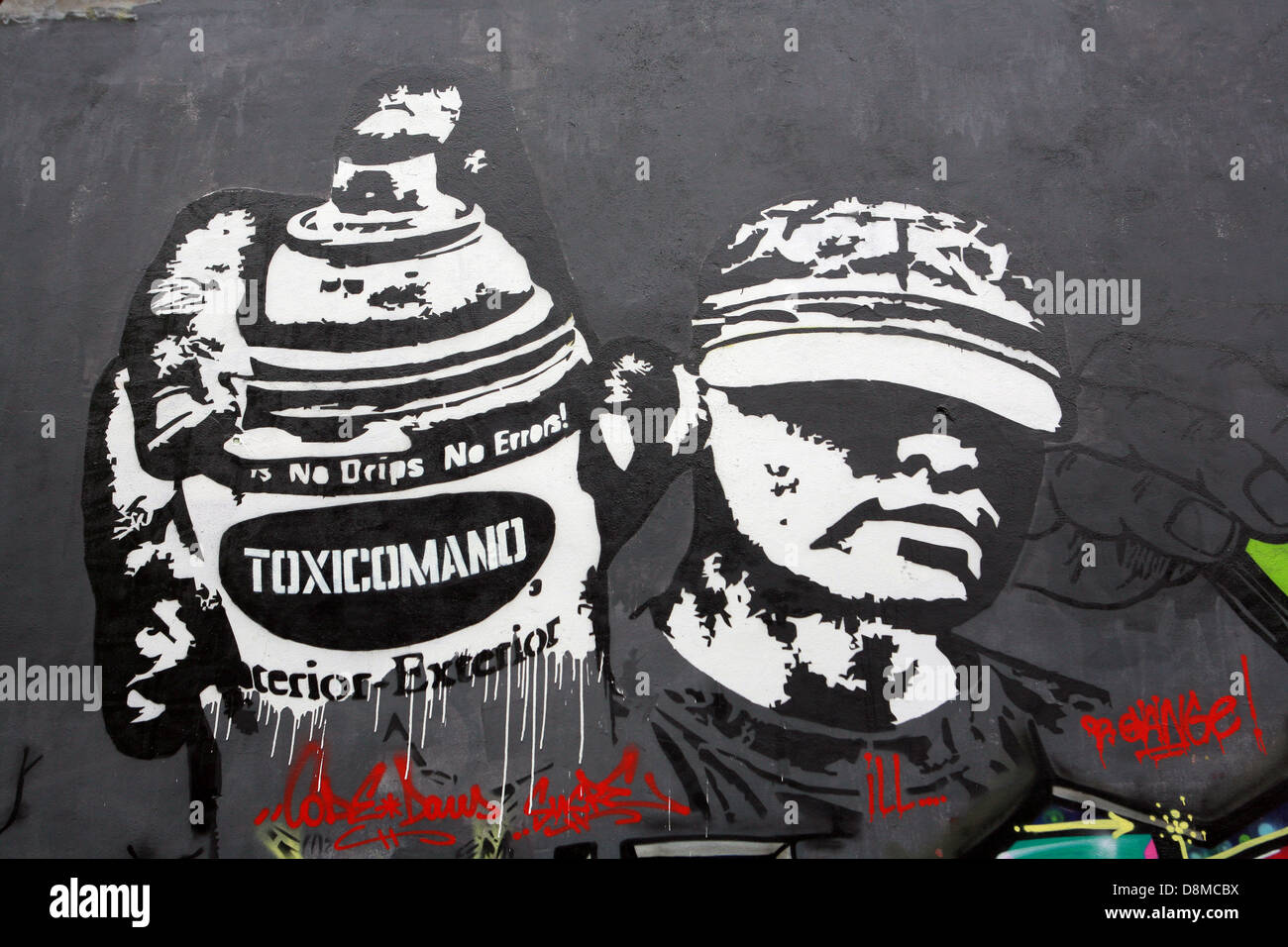 Tagger on a Wall Stock Photo - Alamy