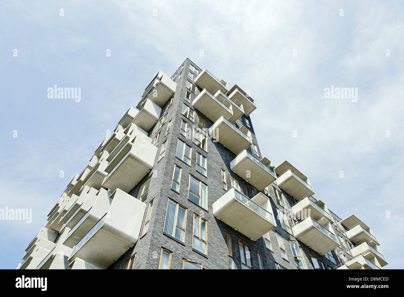 Modern architecture, Ã˜restad, Amager, Copenhagen, Denmark Stock Photo ...