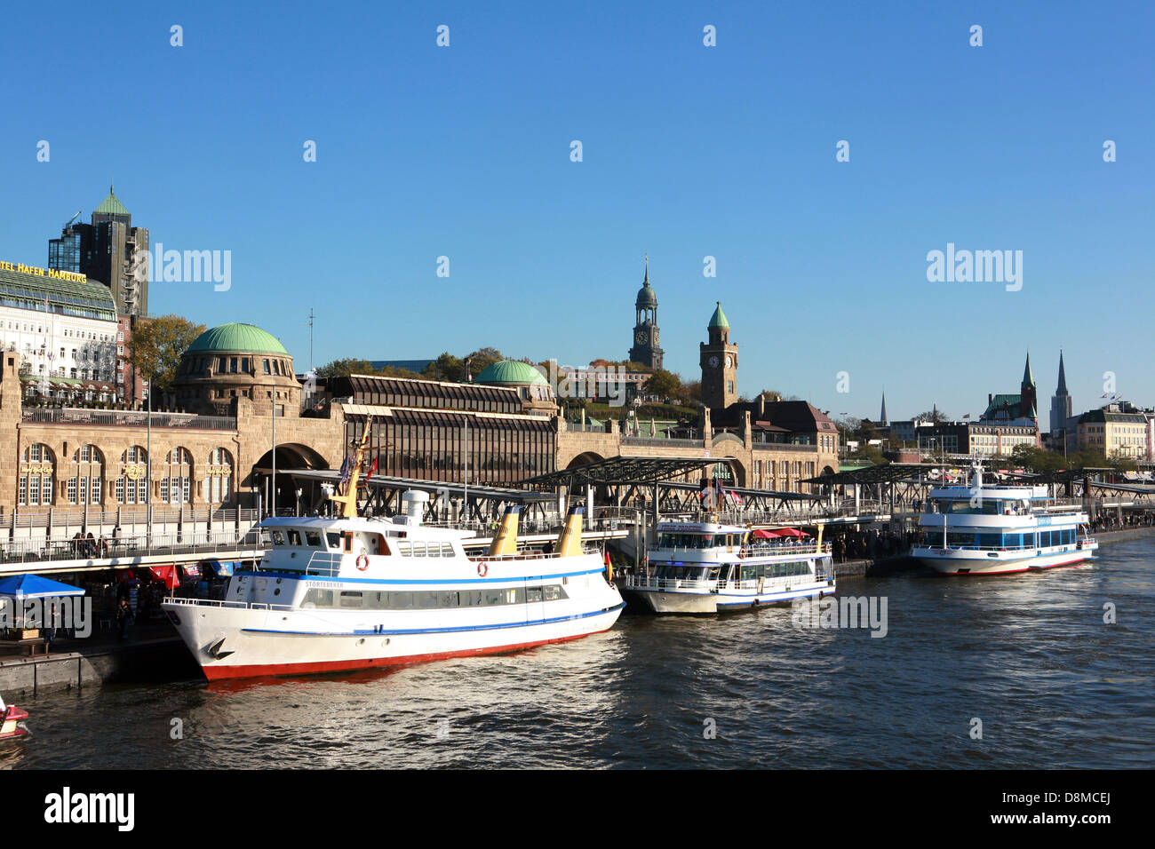 St. Pauli landing bridges Stock Photo - Alamy