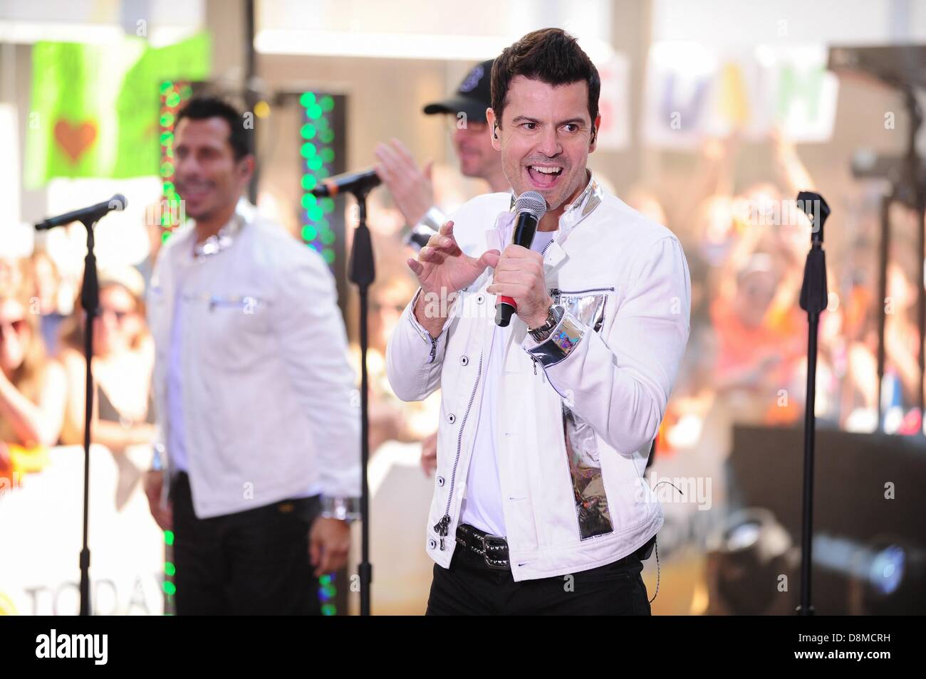 New York, USA. 31st May 2013. Jordan Knight on stage for NBC Today Show ...