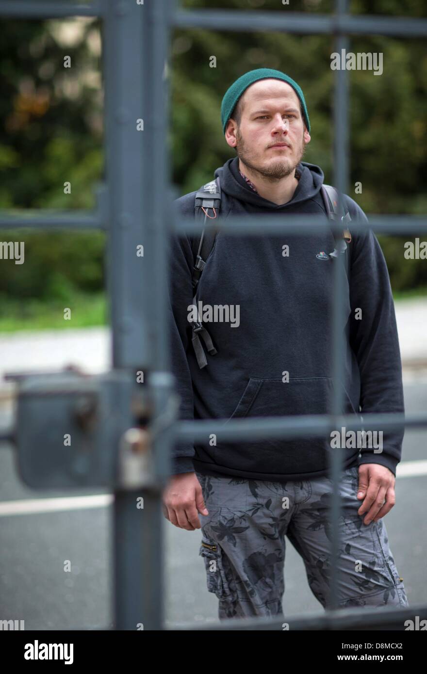 Steven Hartung has escaped the far-right scene in Jena, Germany, 18 May ...
