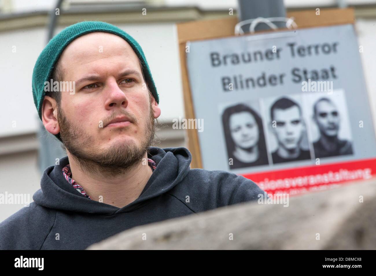 Steven Hartung has escaped the far-right scene in Jena, Germany, 18 May ...