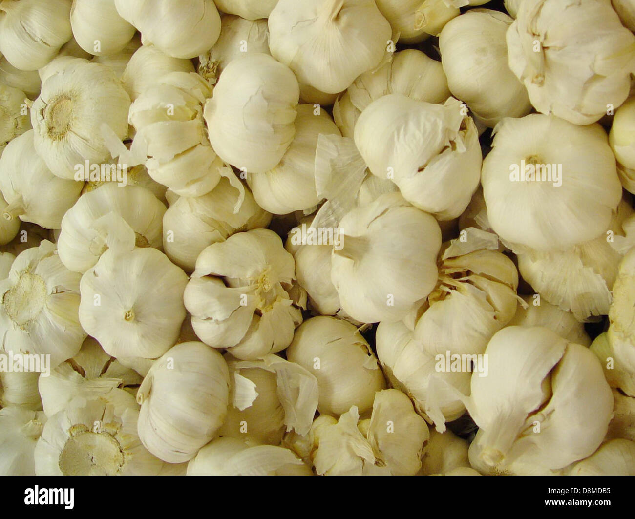 A close-up of individual garlic cloves, showcasing their distinct ...