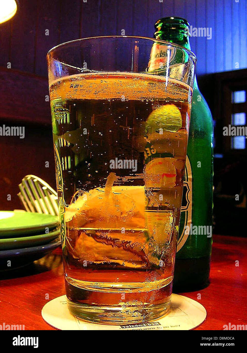 Used drinking glasses hi-res stock photography and images - Alamy
