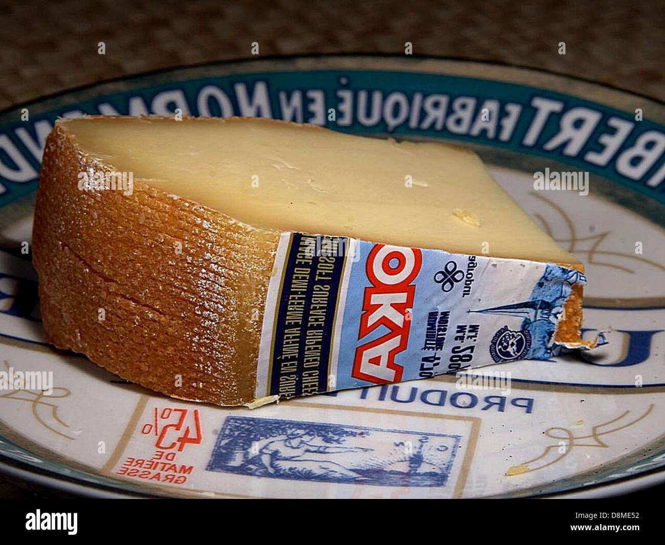 Oka cheese, a semi-soft, cow’s milk cheese with a rich, smooth texture ...