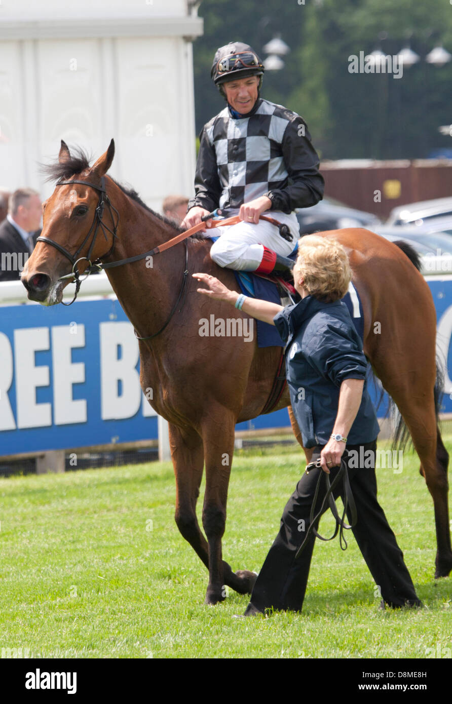 Scenes from the Derby meeting at Epsom Downs 2013 Stock Photo - Alamy
