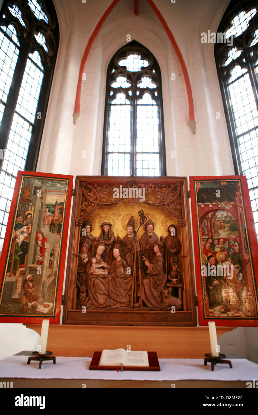altar in saint jacob church Stock Photo - Alamy