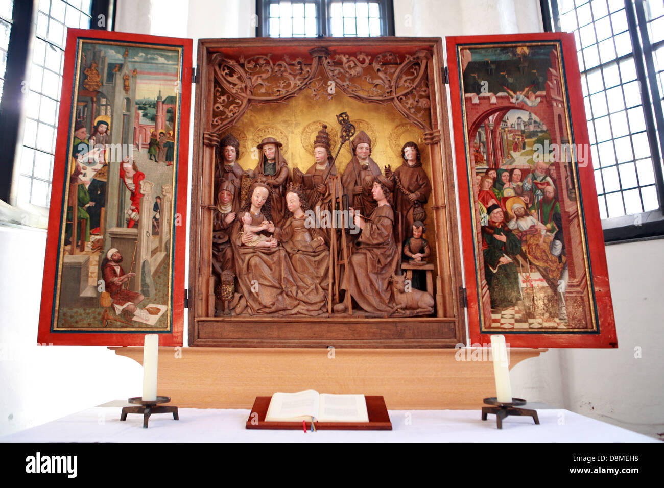 altar in saint jacob church Stock Photo - Alamy