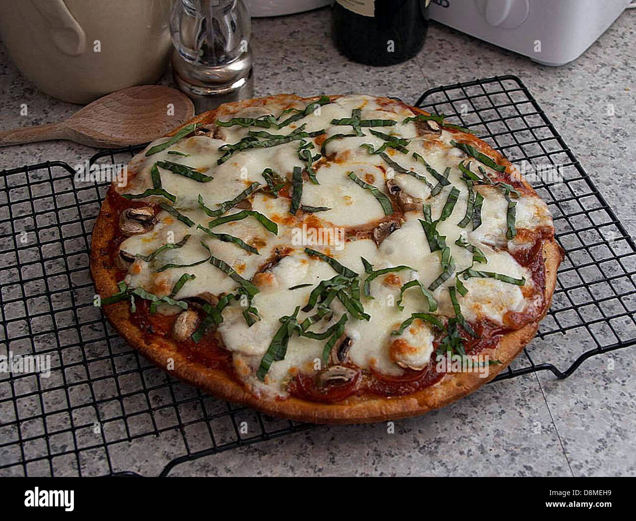 Pepperoni pizza (1 Stock Photo - Alamy