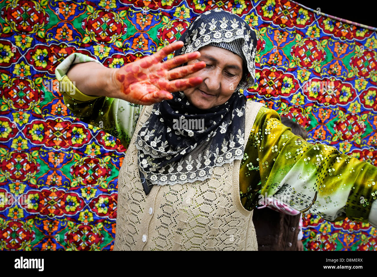 Gypsies (also called Luli or Lyuli) living in Kyrgyzstan Stock Photo ...