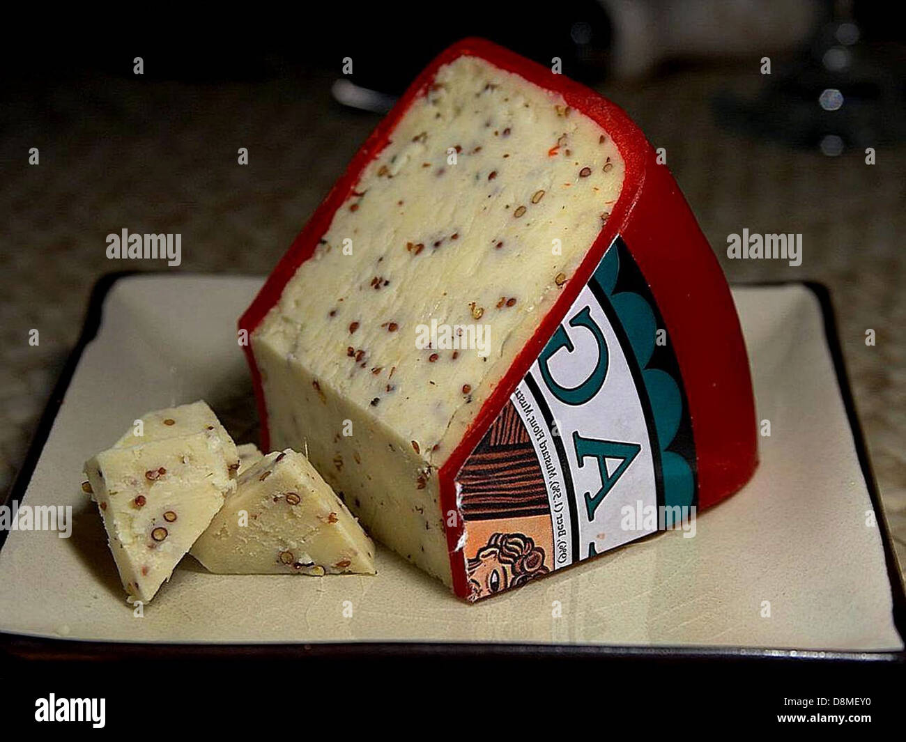 A stock photo of Red Dragon cheese, a flavorful and distinctive cheese ...