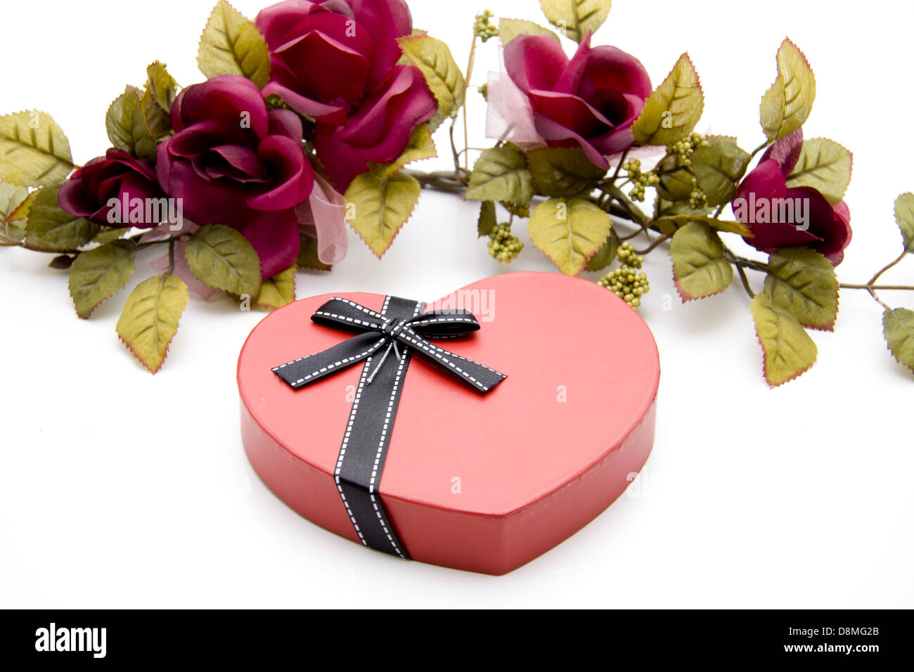 Herz with roses Stock Photo - Alamy