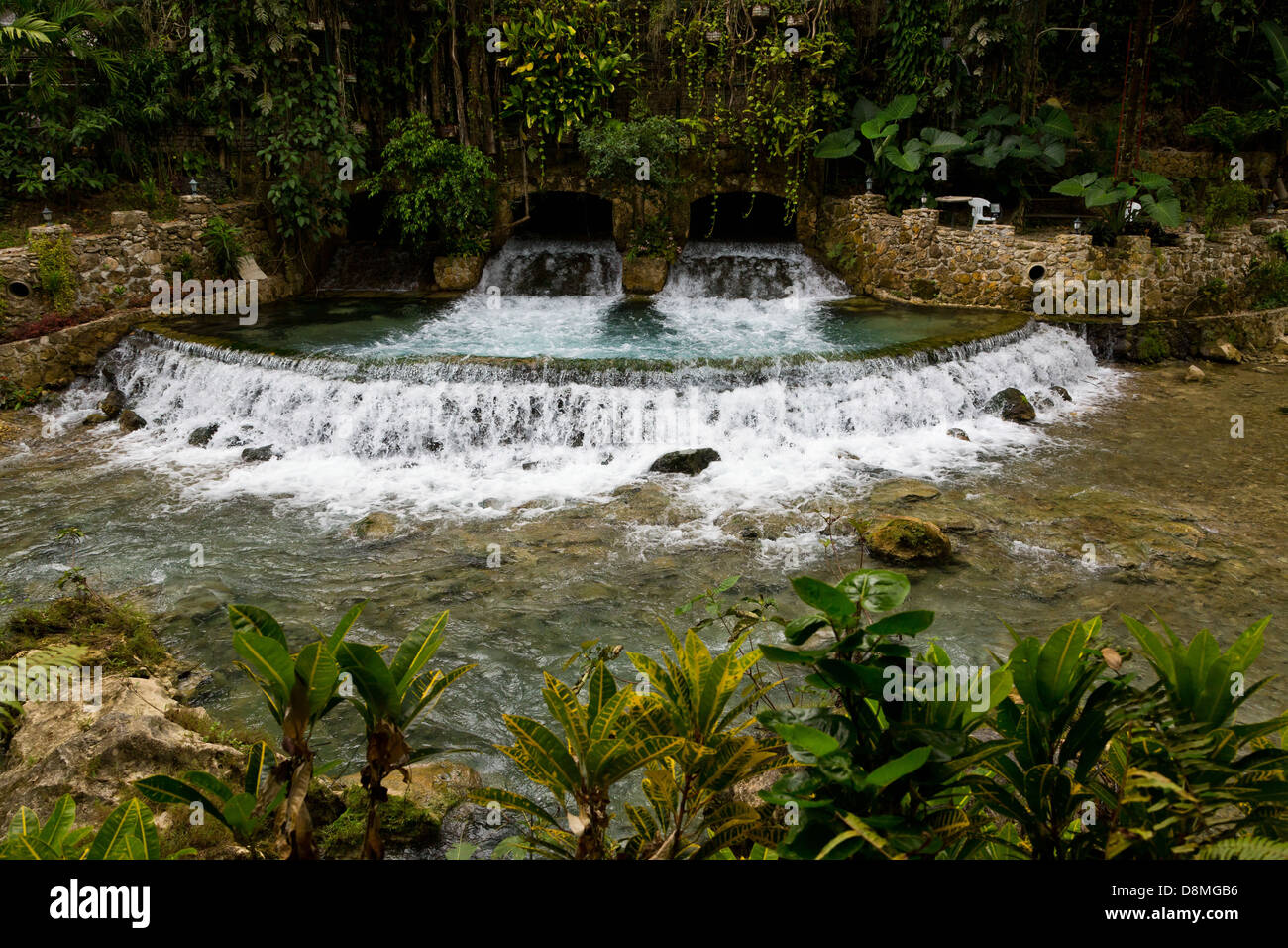 Small Falls in the Creek leading up to the Kawasan Waterfalls in Badian ...