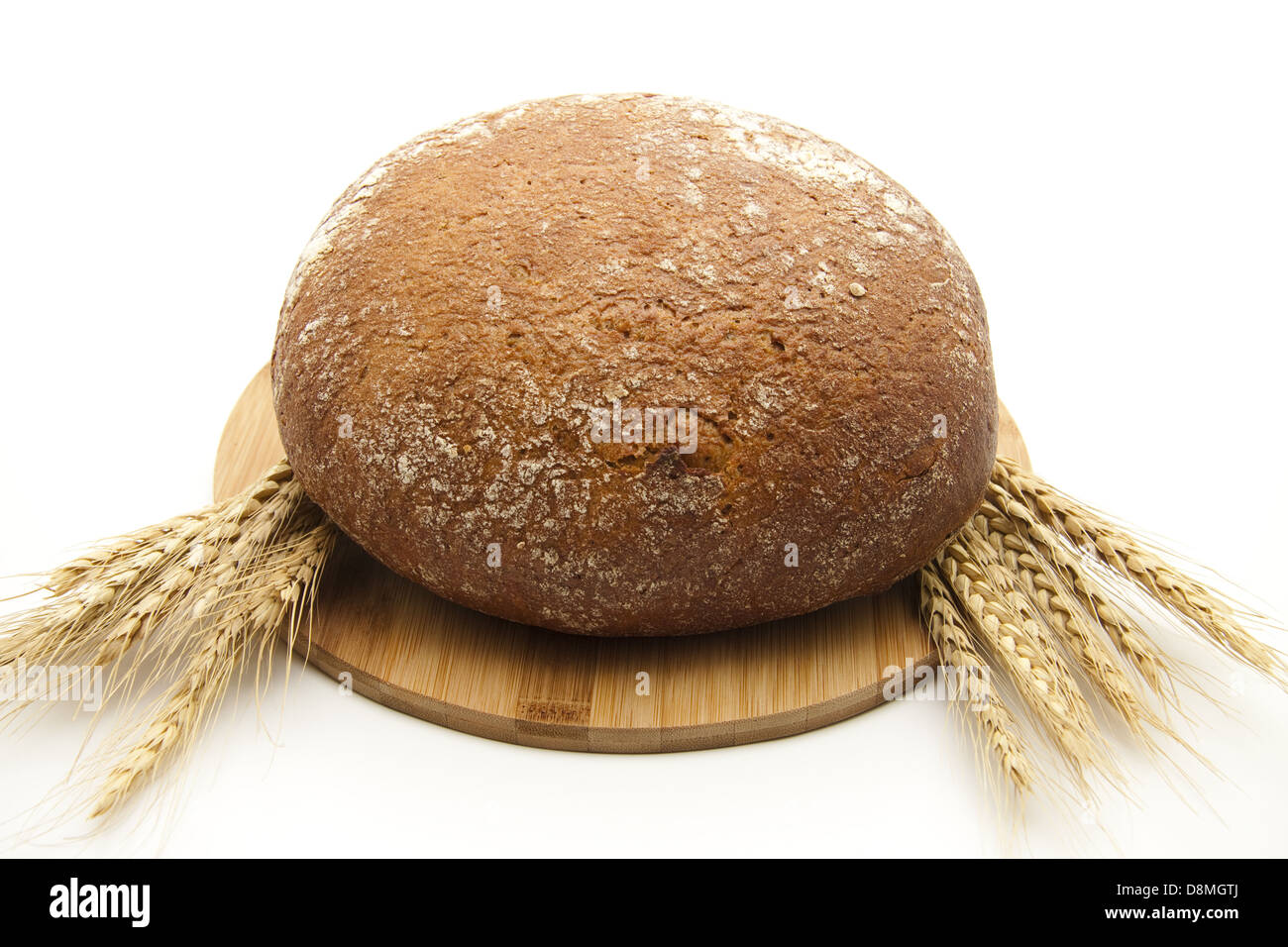 Bread with wheat Stock Photo - Alamy