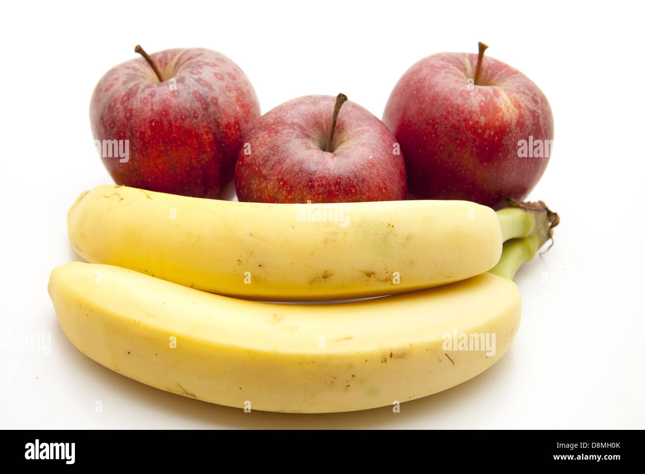 Bananas with apples Stock Photo - Alamy