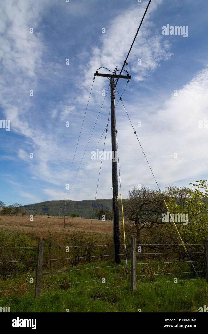 Scottish electricity pole hi-res stock photography and images - Alamy